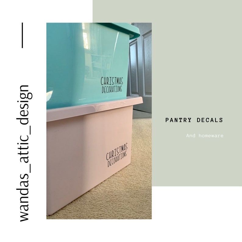 Rae Dunn Inspired Pantry Labels Kitchen Storage Home - Etsy