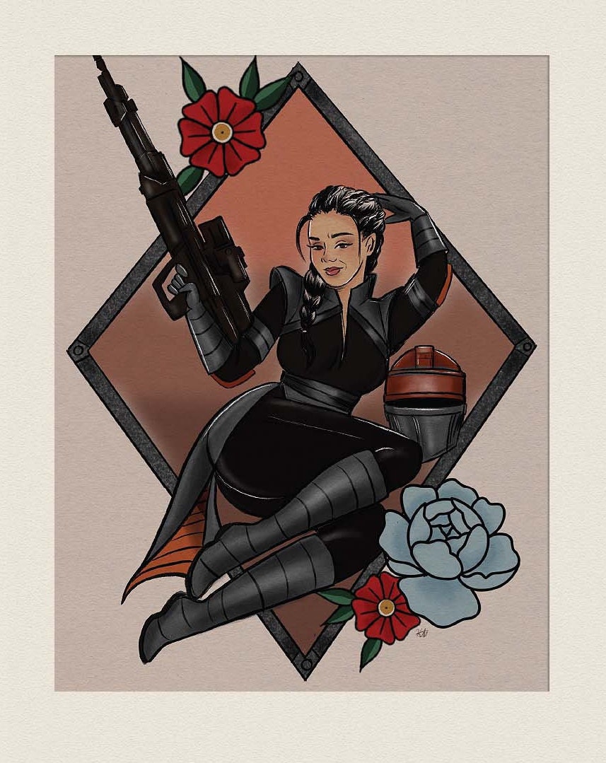 Drawing & Illustration Art & Collectibles Fennec Shand Pinup etna.com.pe