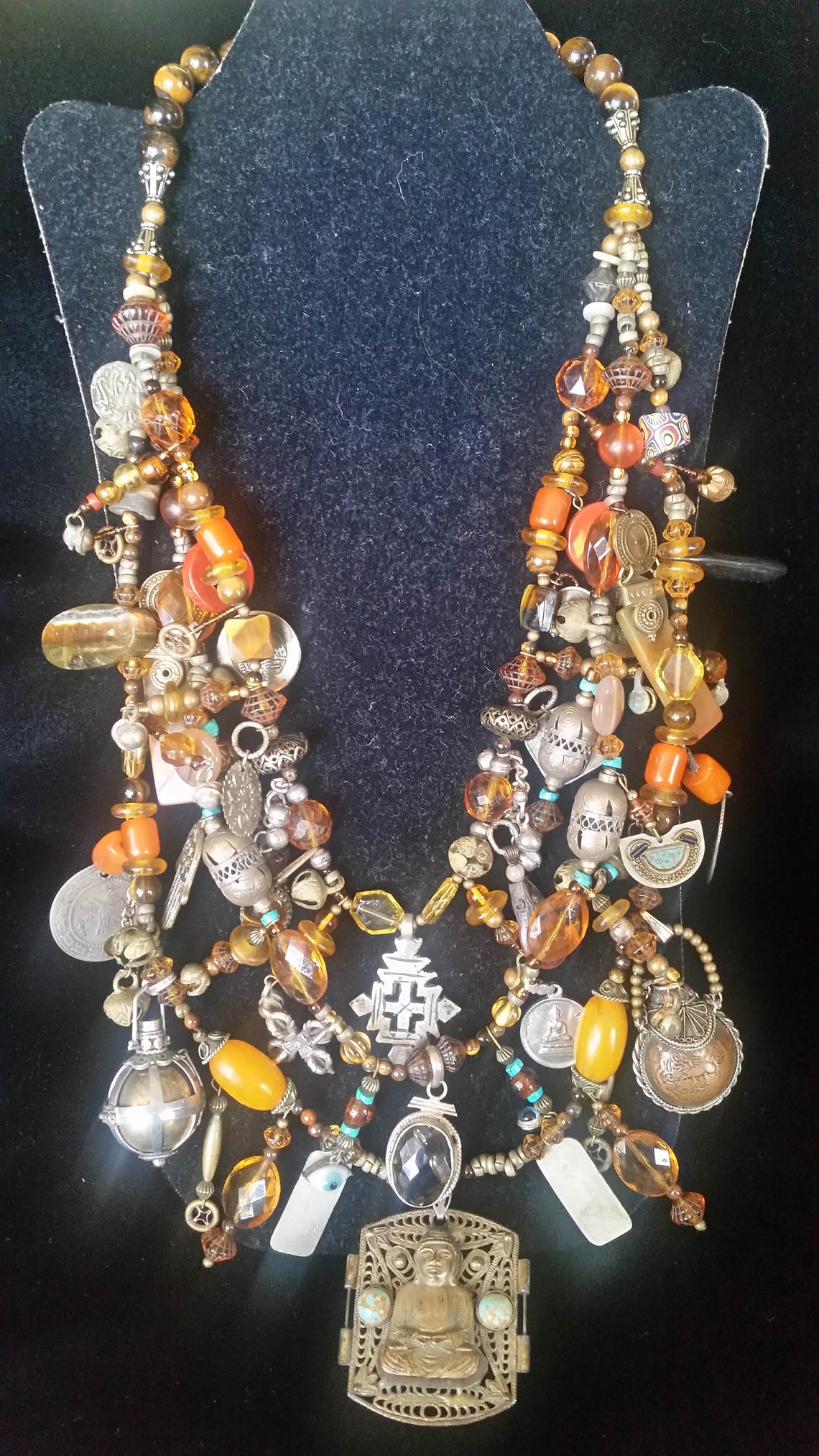 Tribal Relics Artisan Handcrafted Multi-strand Vintage Upcycled Jewelry ...