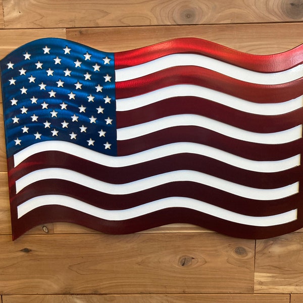 Metal American Flag - Etsy