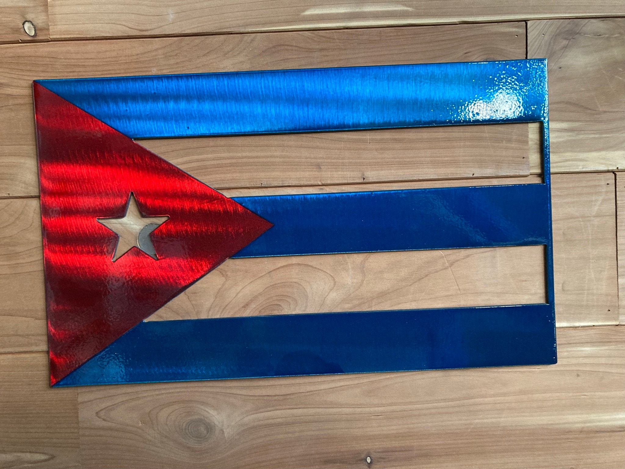 Patria Y Vida Flag Sign Metal Art Great Gift Made in the USA. | Etsy