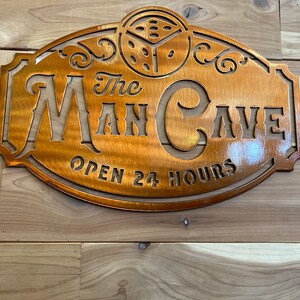 Man Cave Metal Wall Art Sign - Etsy