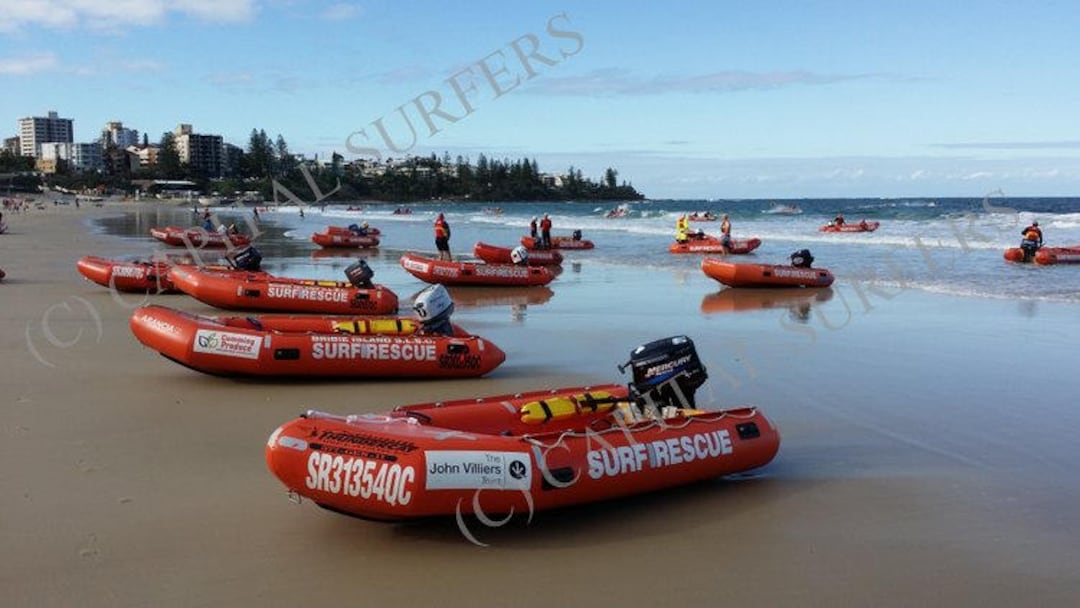 Inflatable Surf Rescue Boats (IRB Competition) - Kings Beach, Caloundra ...