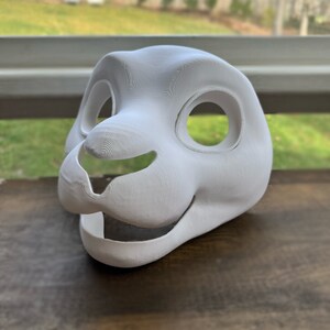 Bunny Fursuit Head Base 3D Printed Fursuit Mask, Furry Animal Toony ...