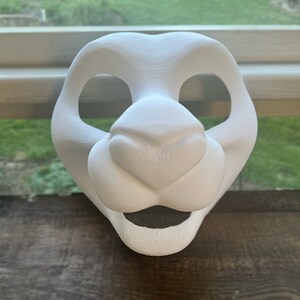 Toony Big Cat Fursuit Head Base 3D Printed Fursuit Mask, Furry Animal ...