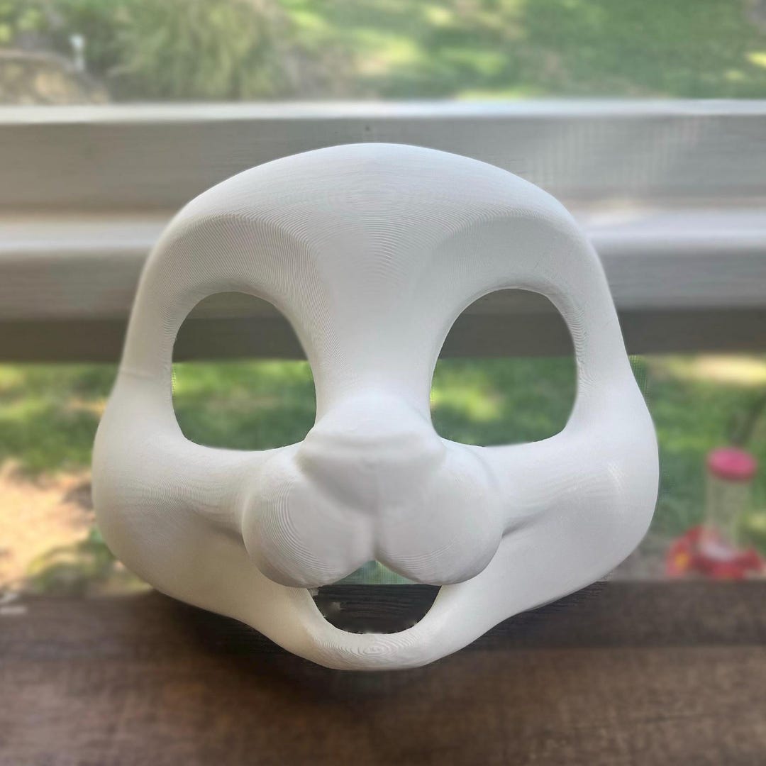 Kemono Bunny Rabbit Fursuit Head Base 3D Gedruckte Fursuit Maske ...