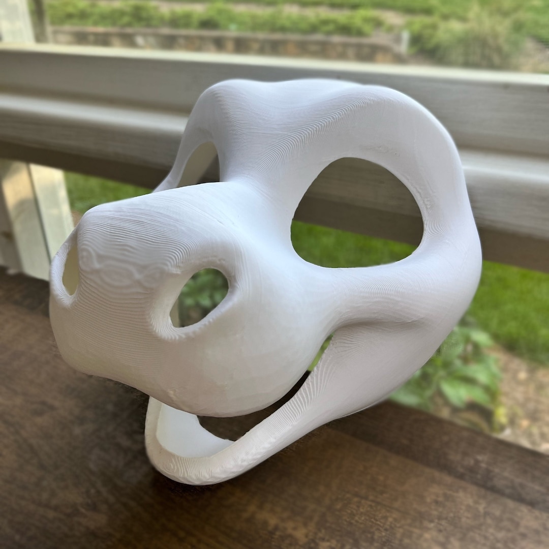 Toony Dutchie Dragon Fursuit Head Base 3D Printed Fursuit Mask, Furry ...