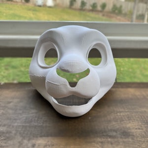 Bunny Fursuit Head Base 3D Printed Fursuit Mask, Furry Animal Toony ...