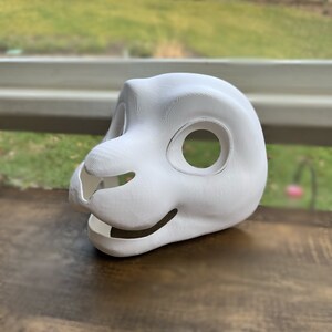 Bunny Fursuit Head Base 3D Printed Fursuit Mask, Furry Animal Toony ...
