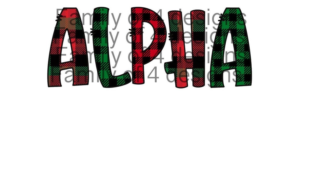 Buffalo Plaid Alphabet PNG, Alphabet Sublimation, Alphabet Letters ...