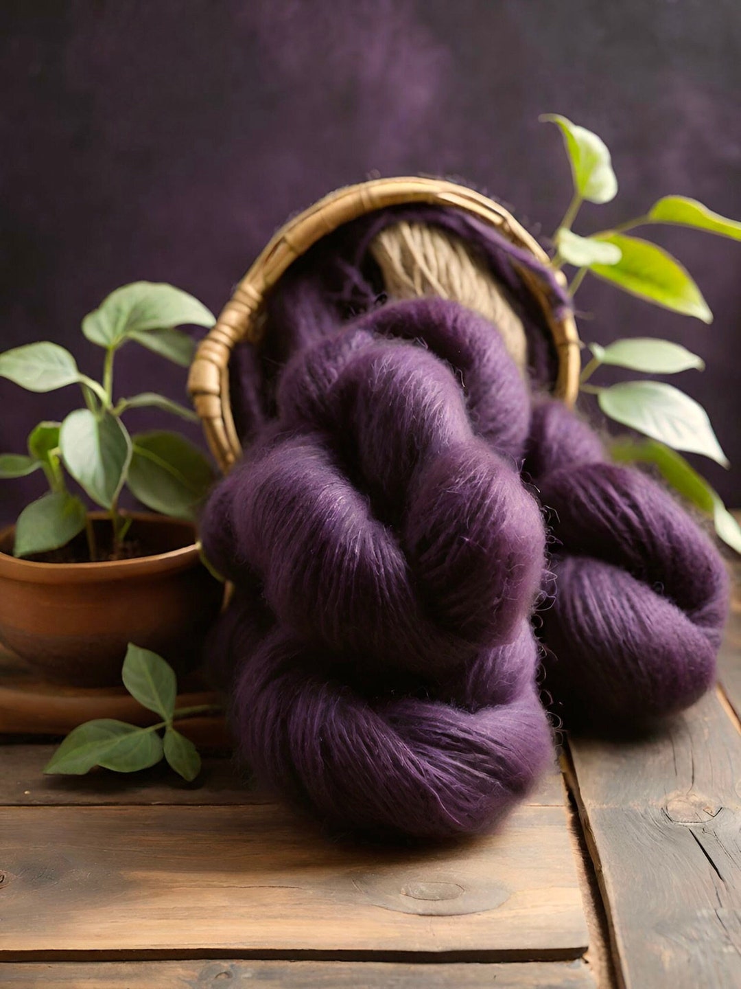 Ricetta per tintura di filati color melanzana: 8 tonalità di tintura ...