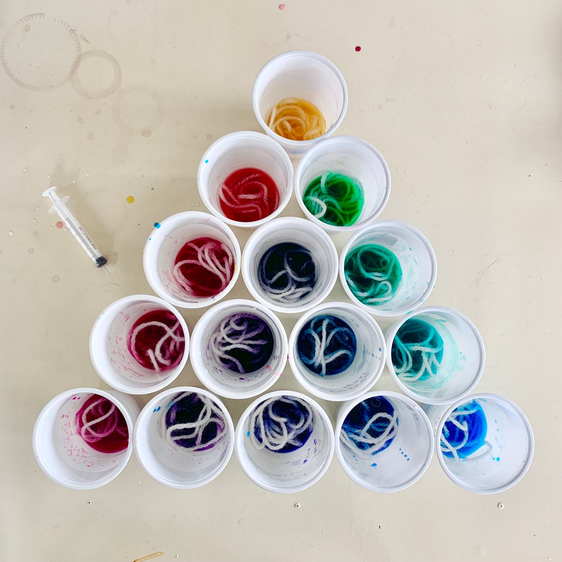 Yarn Dyeing Guide: DIY Recipes, Color Mixing (canva Template) - Etsy