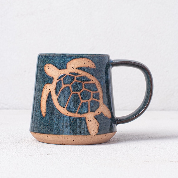 Turtle Mug - Etsy