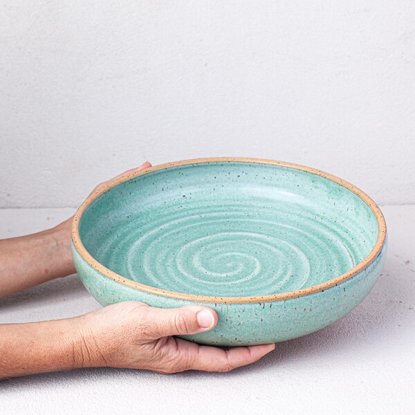 Pottery Serving Bowl - Etsy