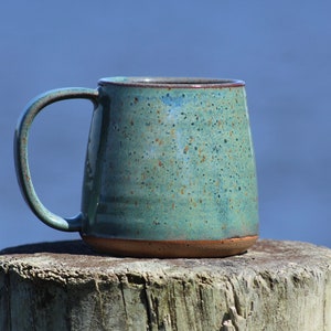 Sea Turtle Mug Ocean Life Mug Sea Turtle Gift Handmade Pottery Mug ...