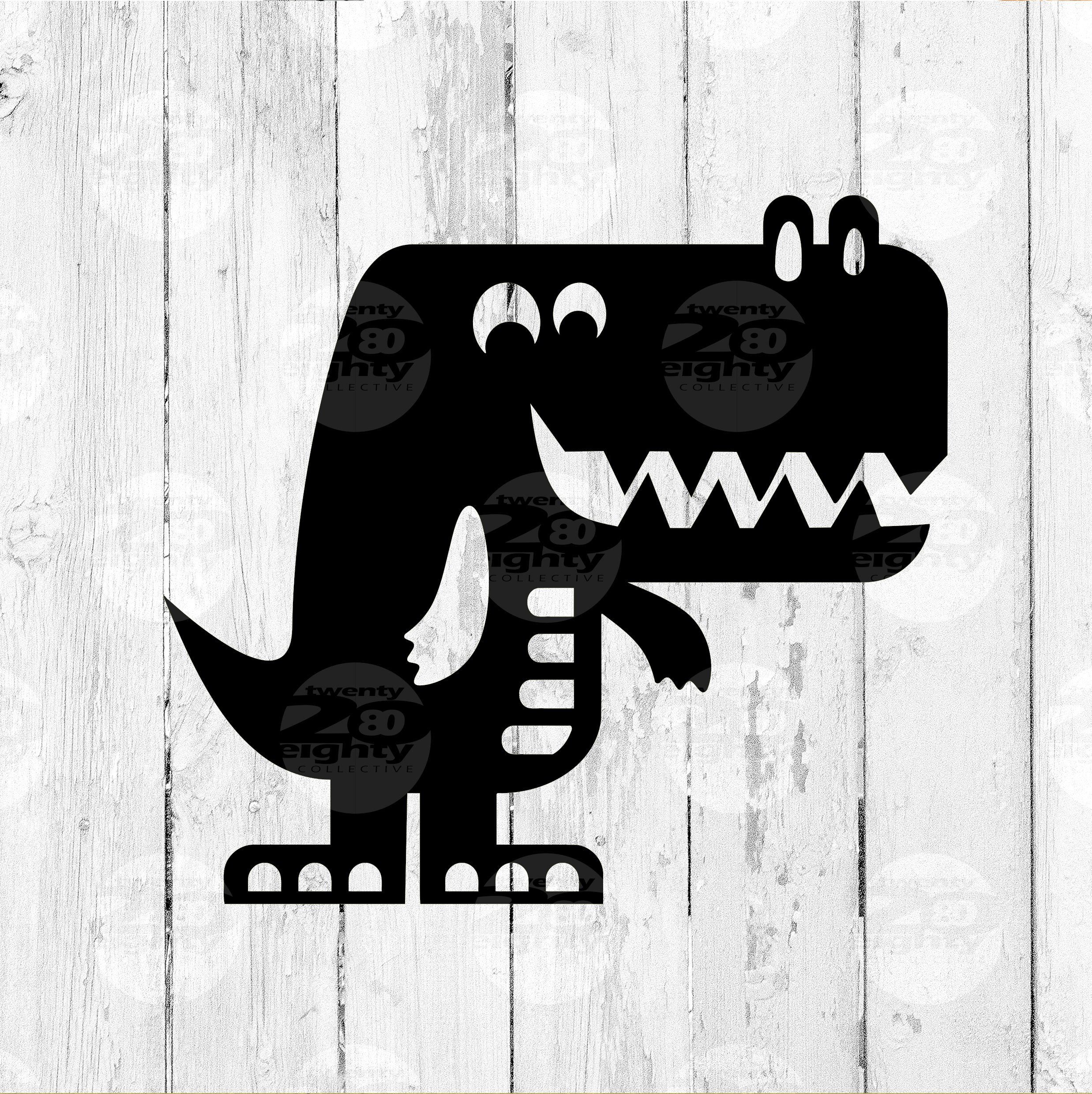 T-Rex Dinosaur SVG. Tyrannosaurus Cricut Cut File. Dinosaur | Etsy