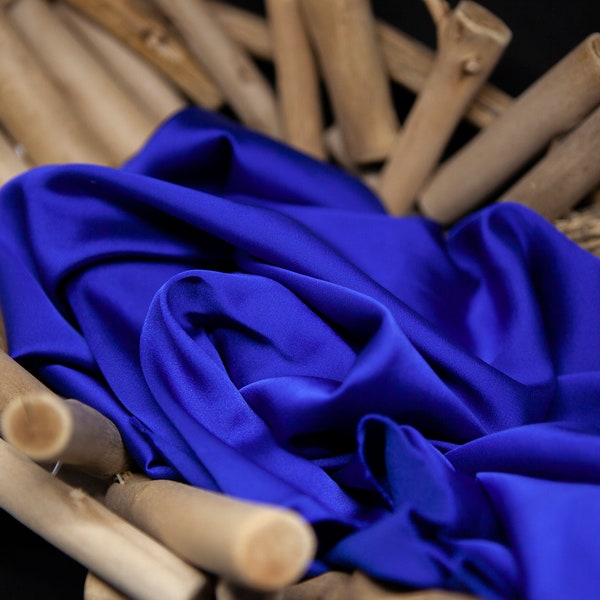 Cobalt Blue Fabric - Etsy
