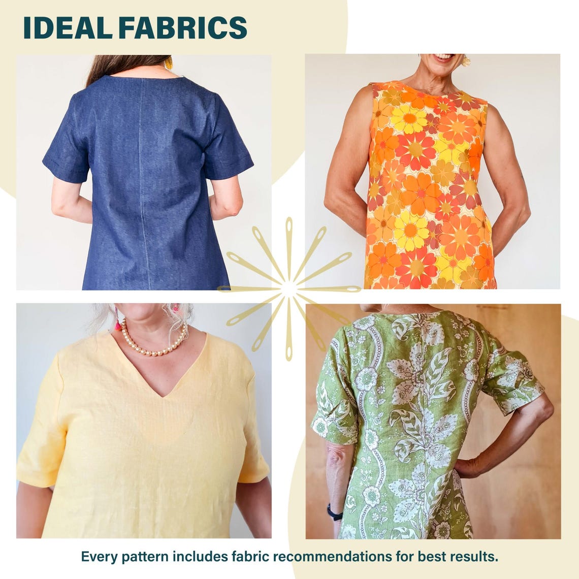 Versatile Shift Dress Sewing Pattern | Easy Sew | US 2-10 (digital ...
