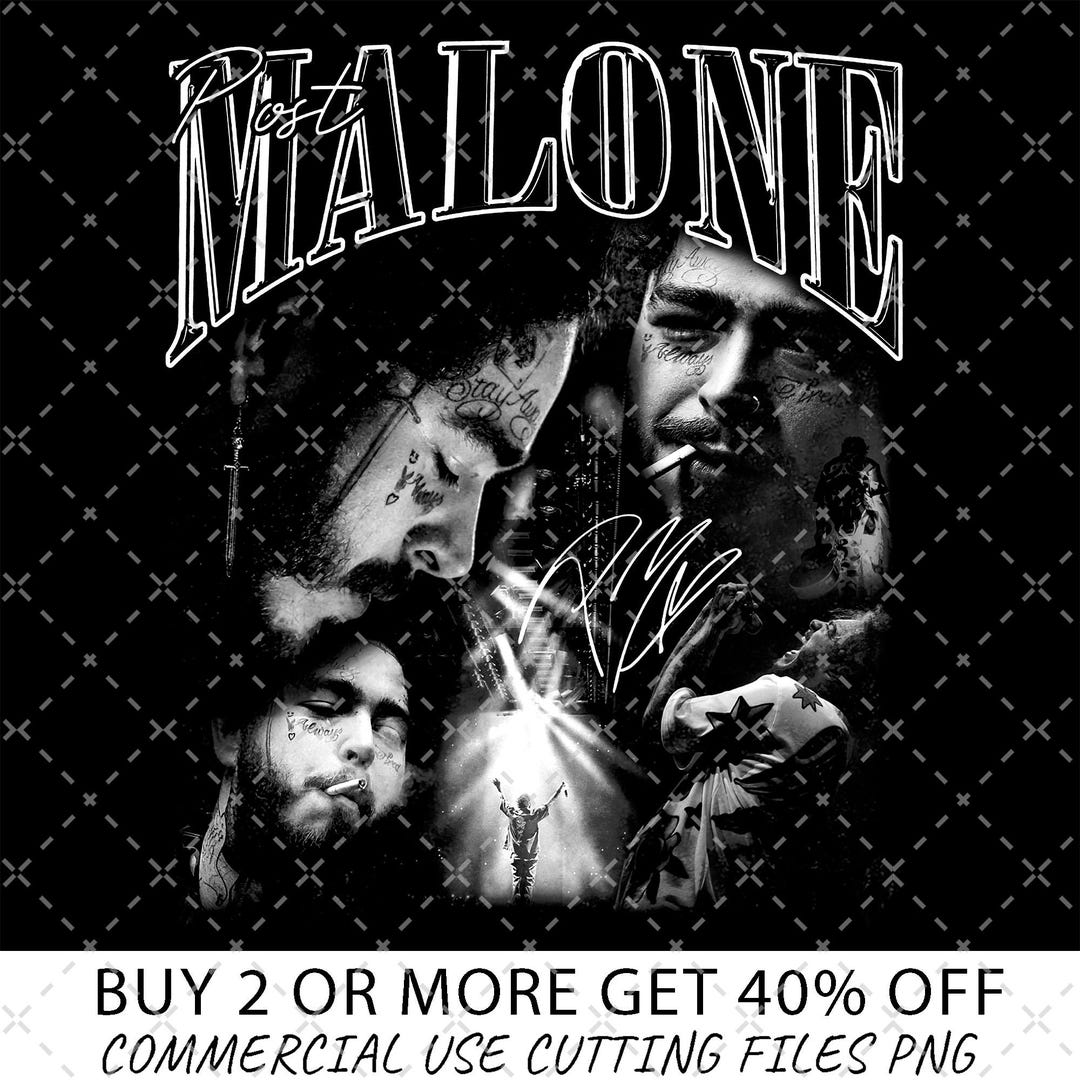 Post Malone Album PNG, Posty Digital File, Lost My Boyfriend Png File ...
