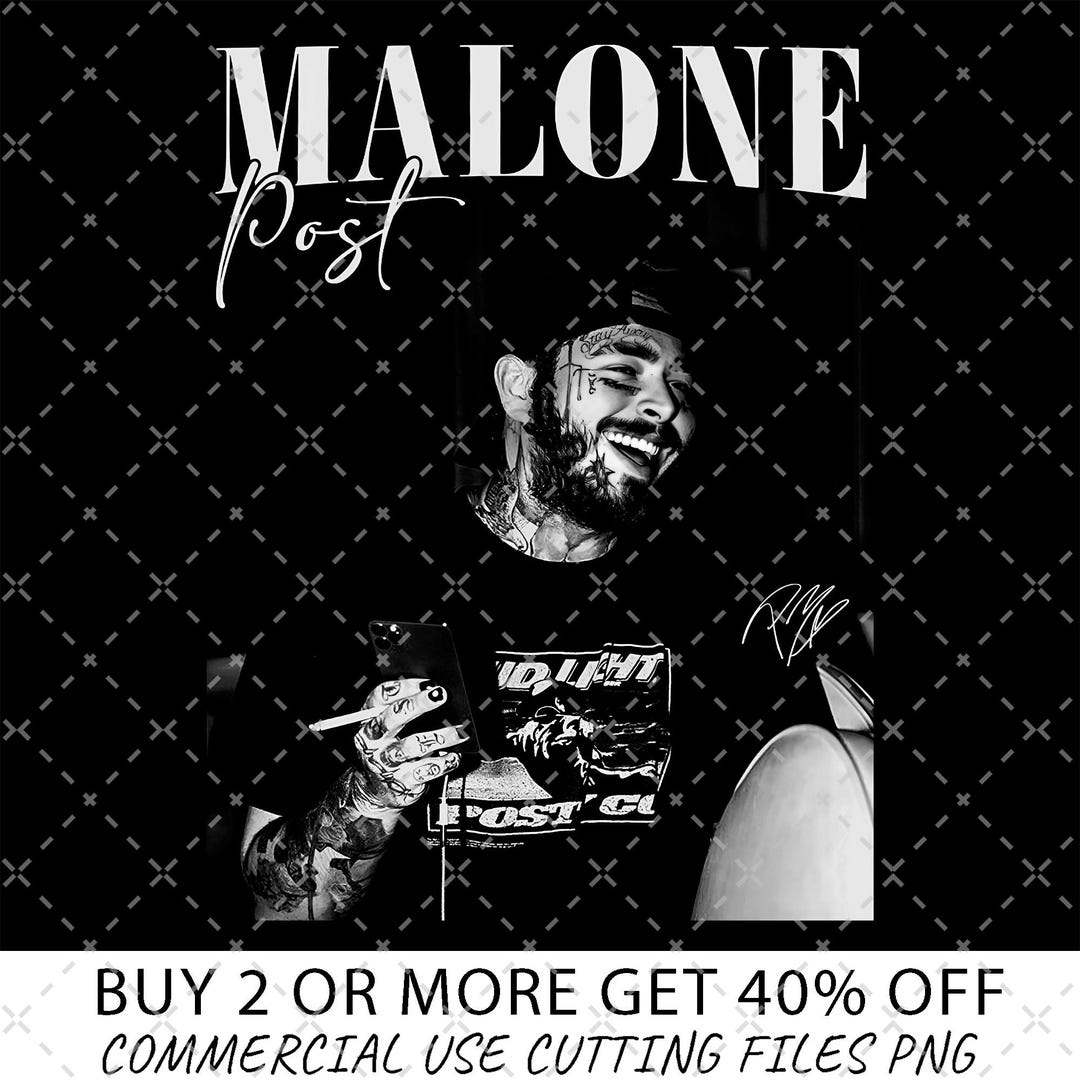 Post Malone Album PNG, Posty Digital File, Lost My Boyfriend Png File ...