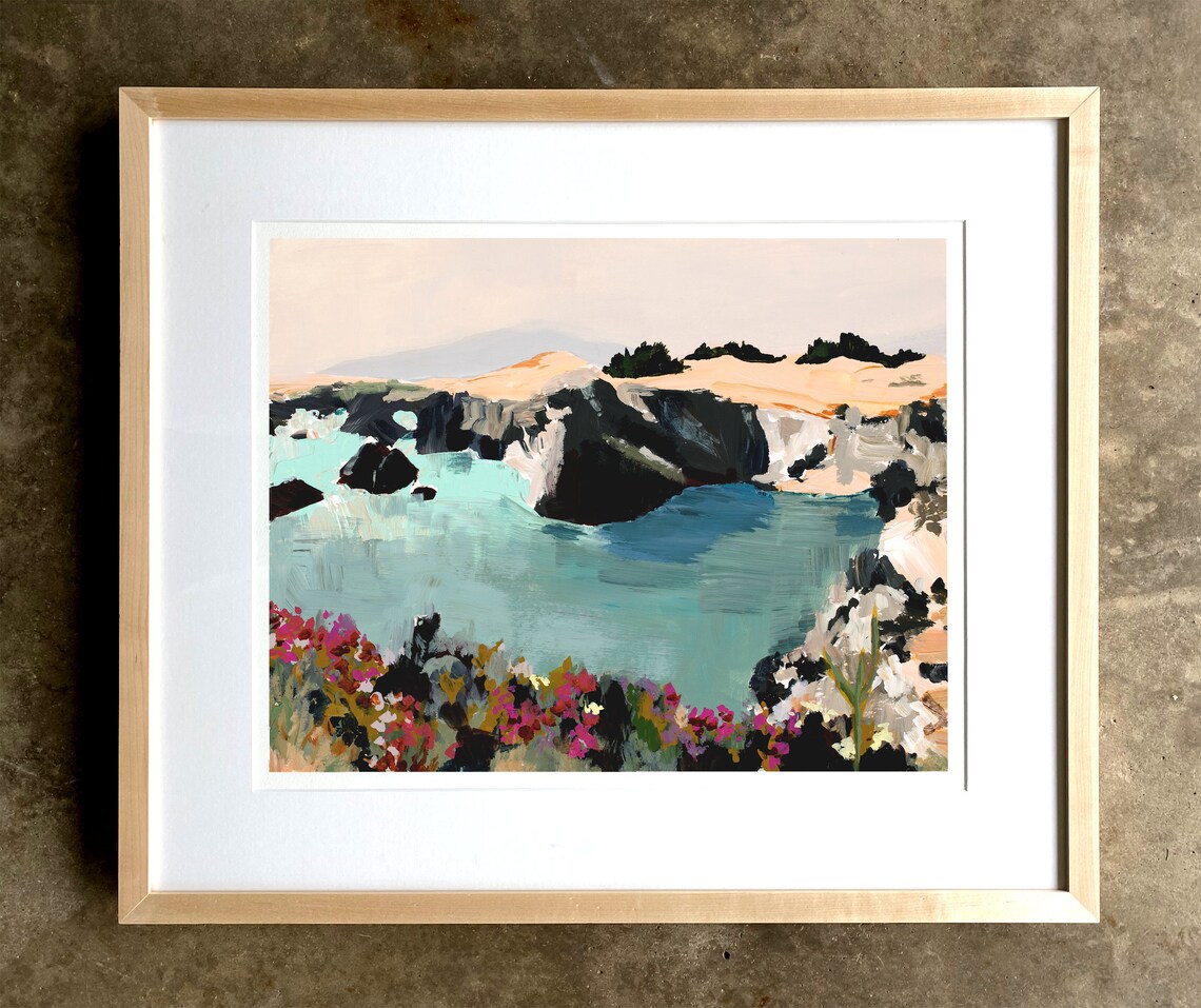 Sea Ranch Archival Print of Painting of Northern California | Etsy