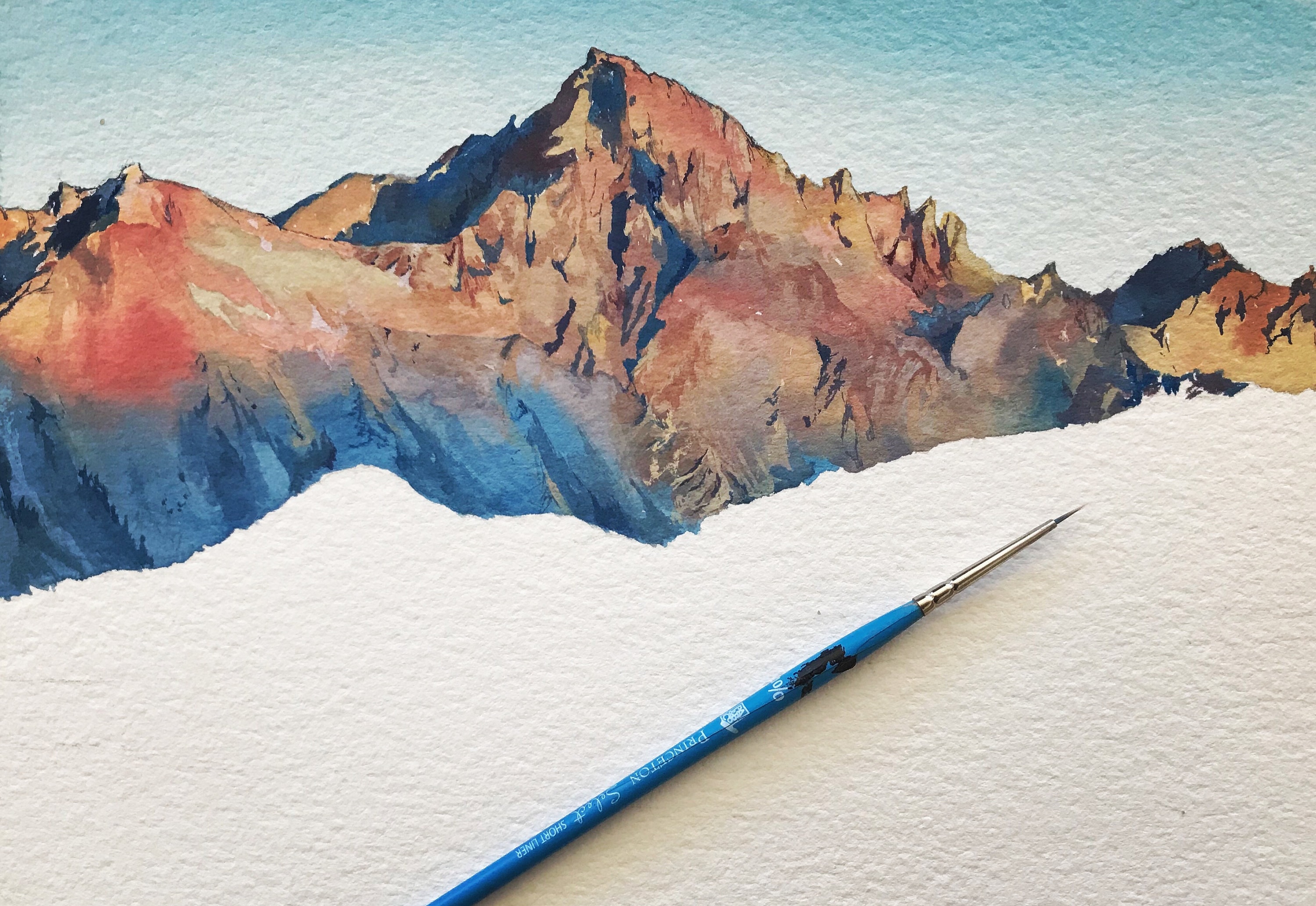 Alpenglow - Archival Print of Western Mountains at Sunset - Etsy