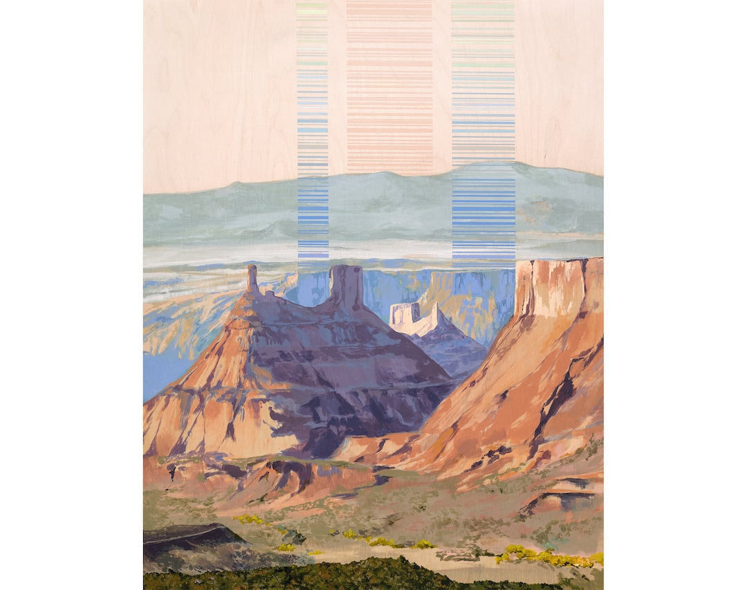 Soloist - Archival Print of Painting of Castleton Tower, Utah - Etsy