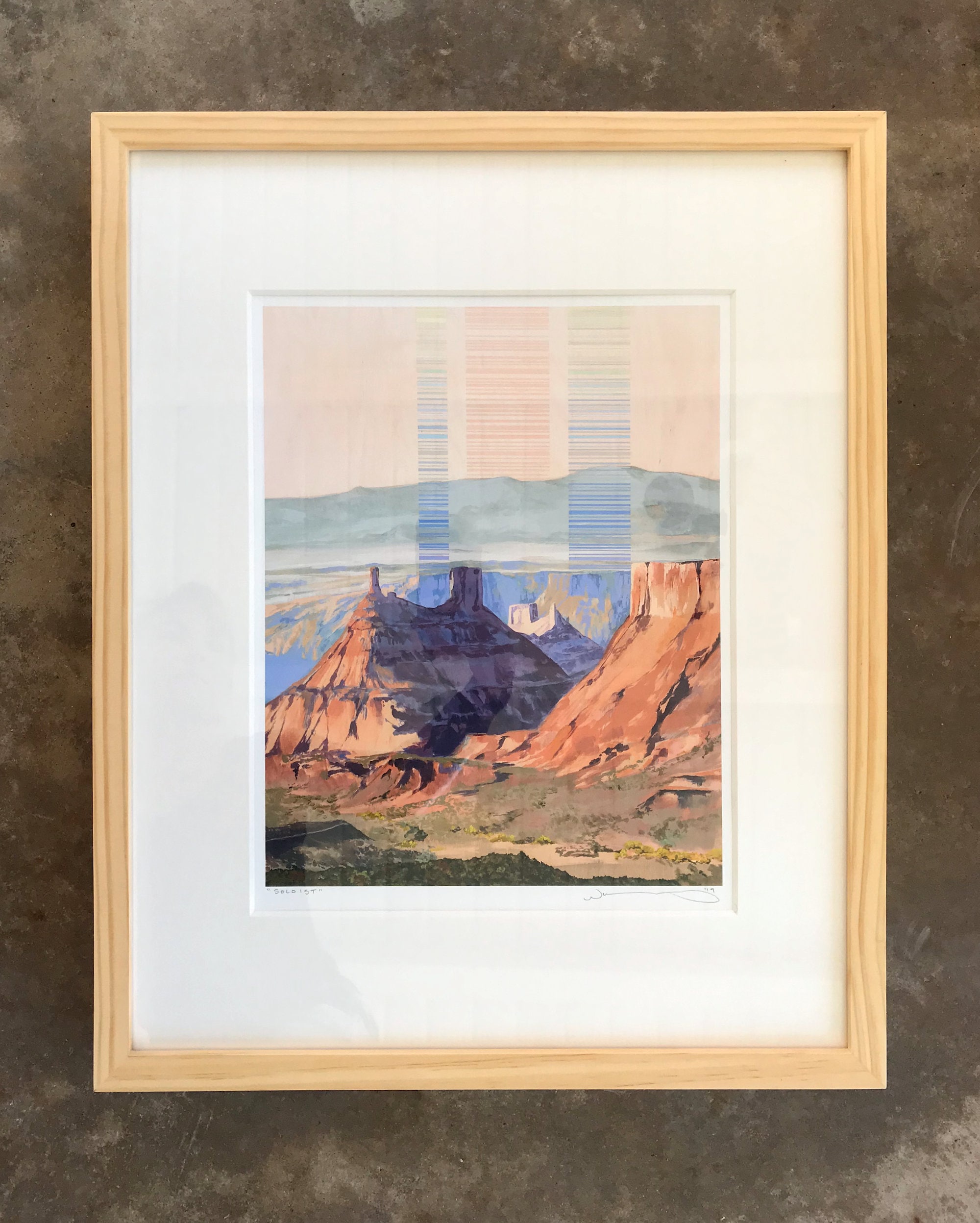 Soloist - Archival Print of Painting of Castleton Tower, Utah - Etsy
