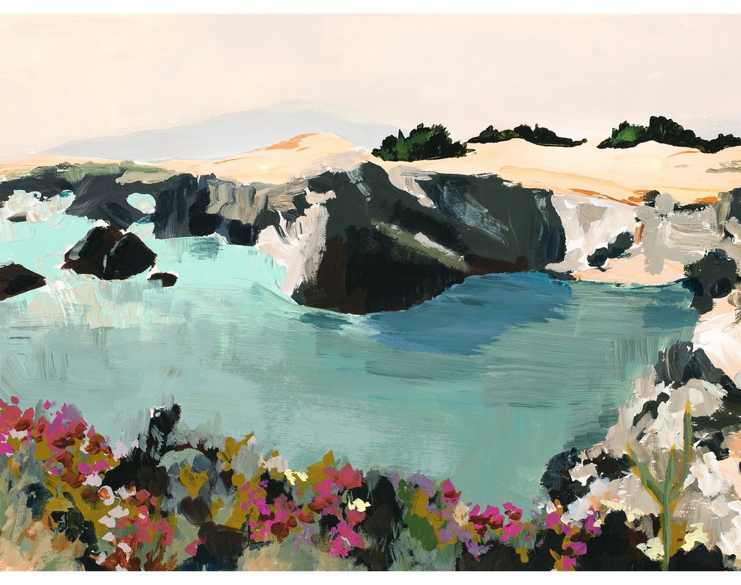 Sea Ranch - Archival Print of Painting of Northern California Coast - Etsy