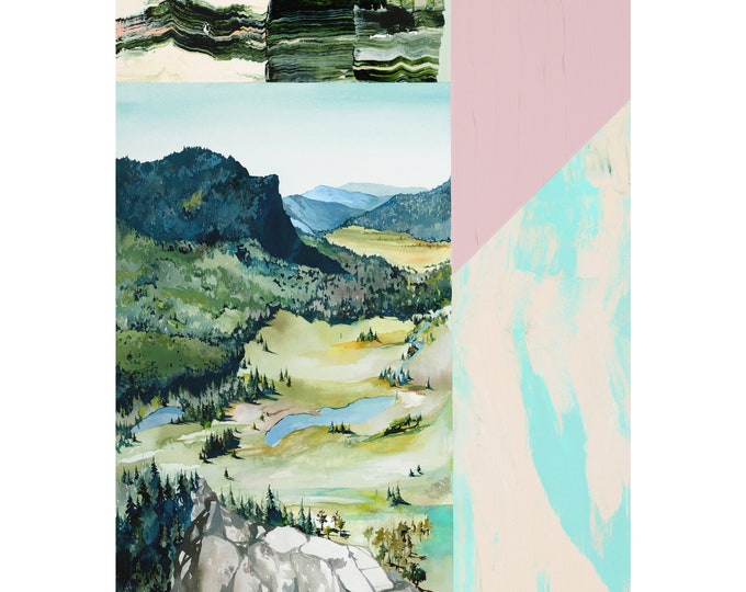 Promised Land - Archival Print of Painting of Wolf Creek Pass, CO - Etsy