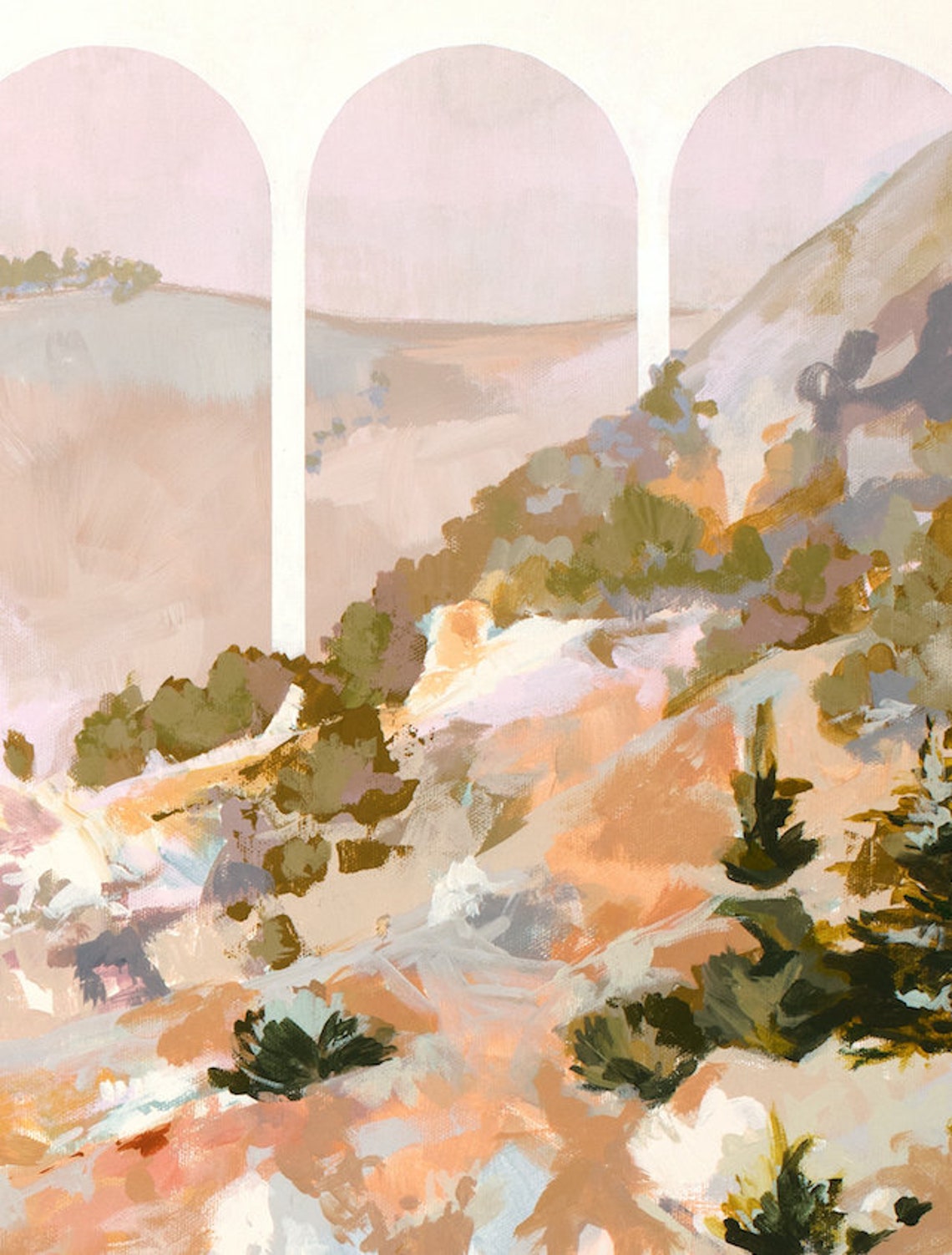 Big Country of the South Archival Print of Painting of | Etsy