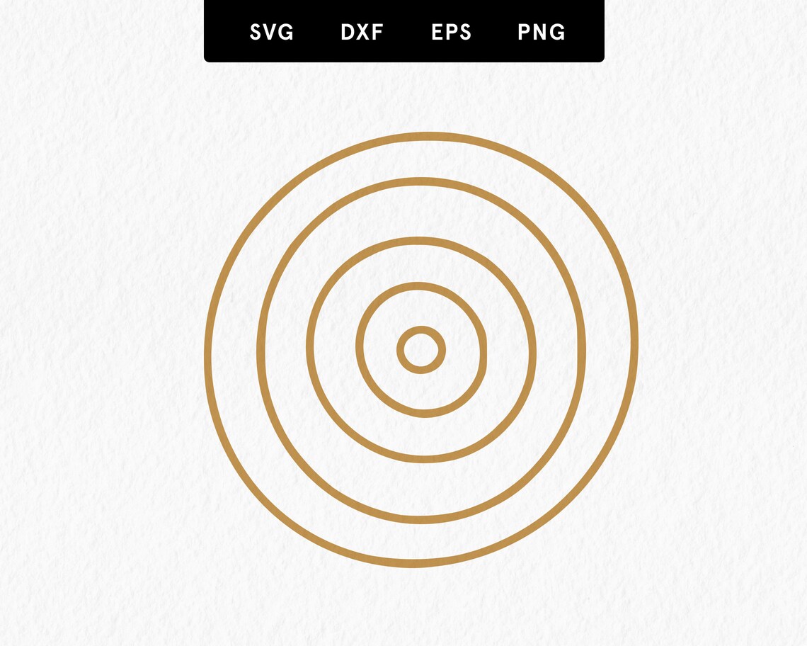 Círculos SVG, Círculos limpios SVG Archivo de corte, Lindo círculo ...