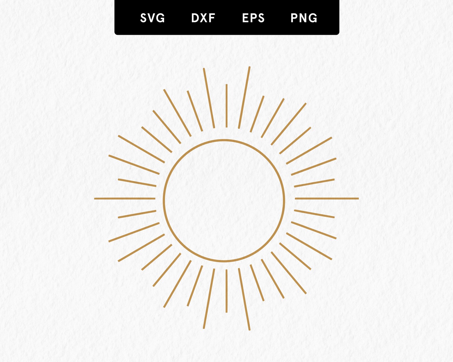 Boho Sun SVG, Sunshine vector Cut File, Sunburst Clipart, Boho Sun ...