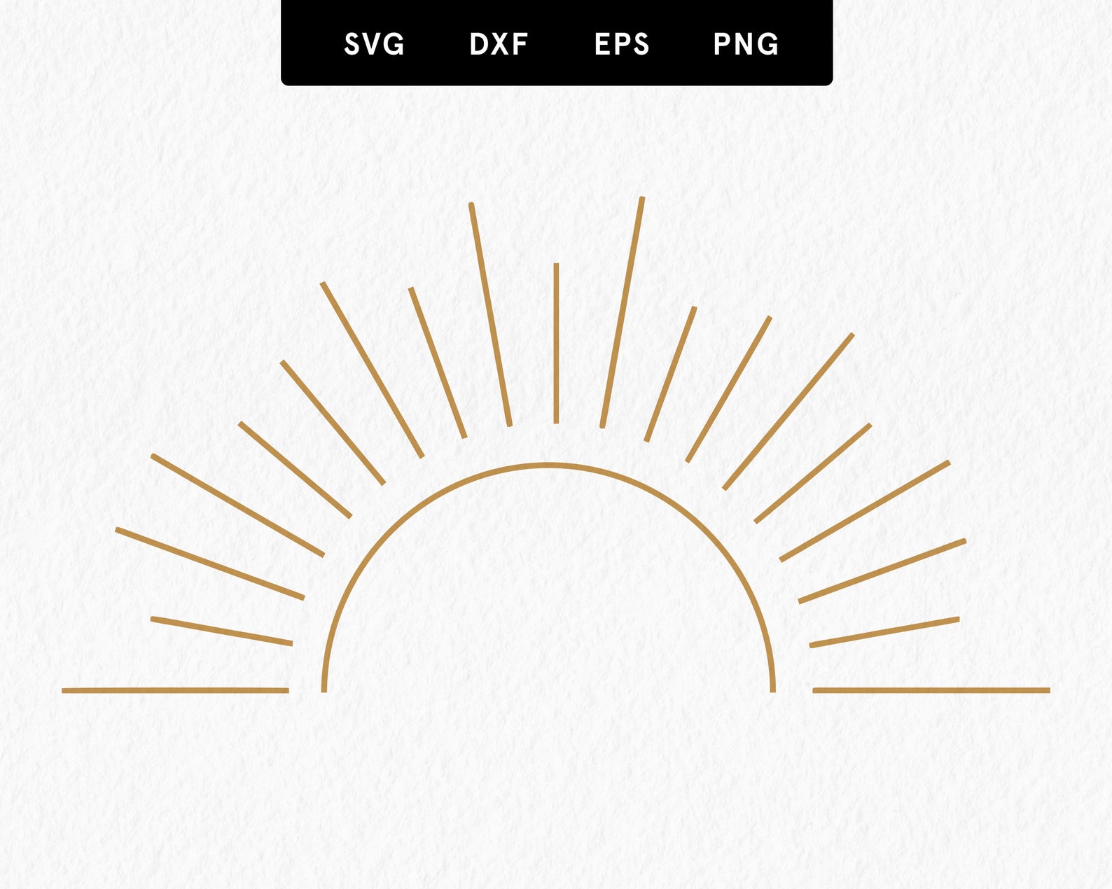 Boho Sun SVG, Sunshine Vector Cut File, Sunburst Clipart, Boho Sun ...