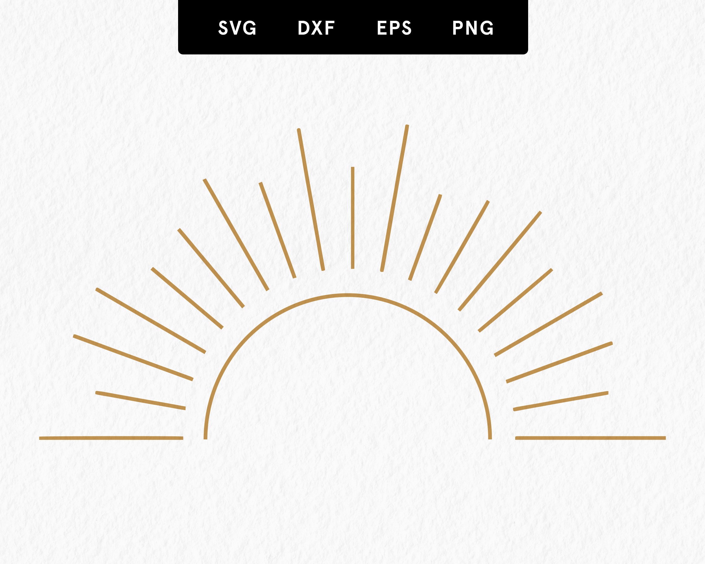 Boho Sun SVG, Sunshine vector Cut File, Sunburst Clipart, Boho Sun ...