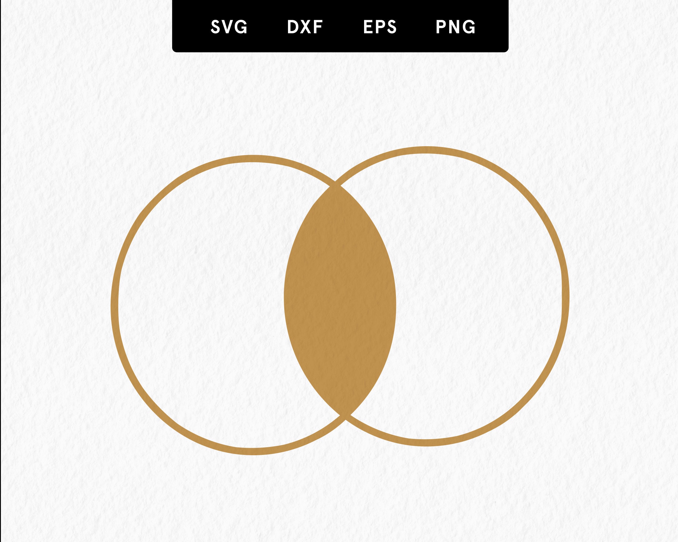 Círculos Eclipse SVG Círculo SVG Archivo de corte Clipart de - Etsy México