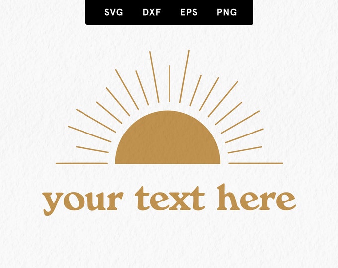 One Sunshine SVG, Boho Sun SVG File, Boho Sun, Terracotta Sun, 1st ...