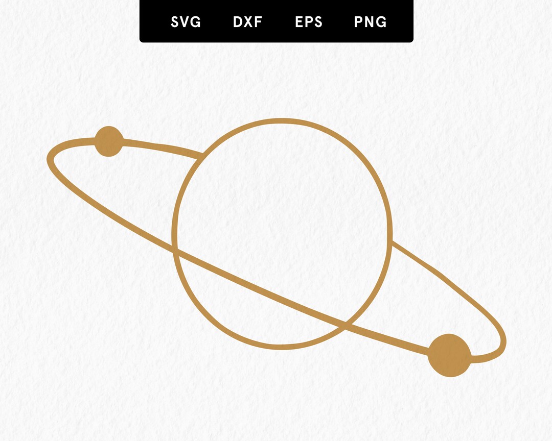 Planet SVG, Cute Planet SVG, Cut File, Space Orbit Clipart, Boho Planet ...