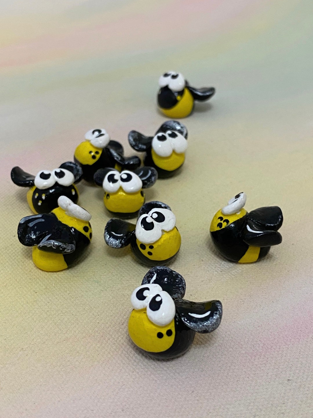 Bee Miniature, Honeybee Figurine Set of 9, Bees Decor - Etsy