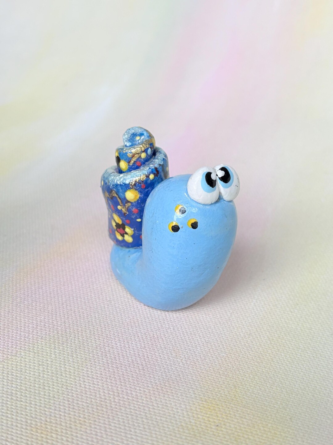 Snail Miniature, Mini Snail Shelf Decor, Collectible Whimsical Figurine ...