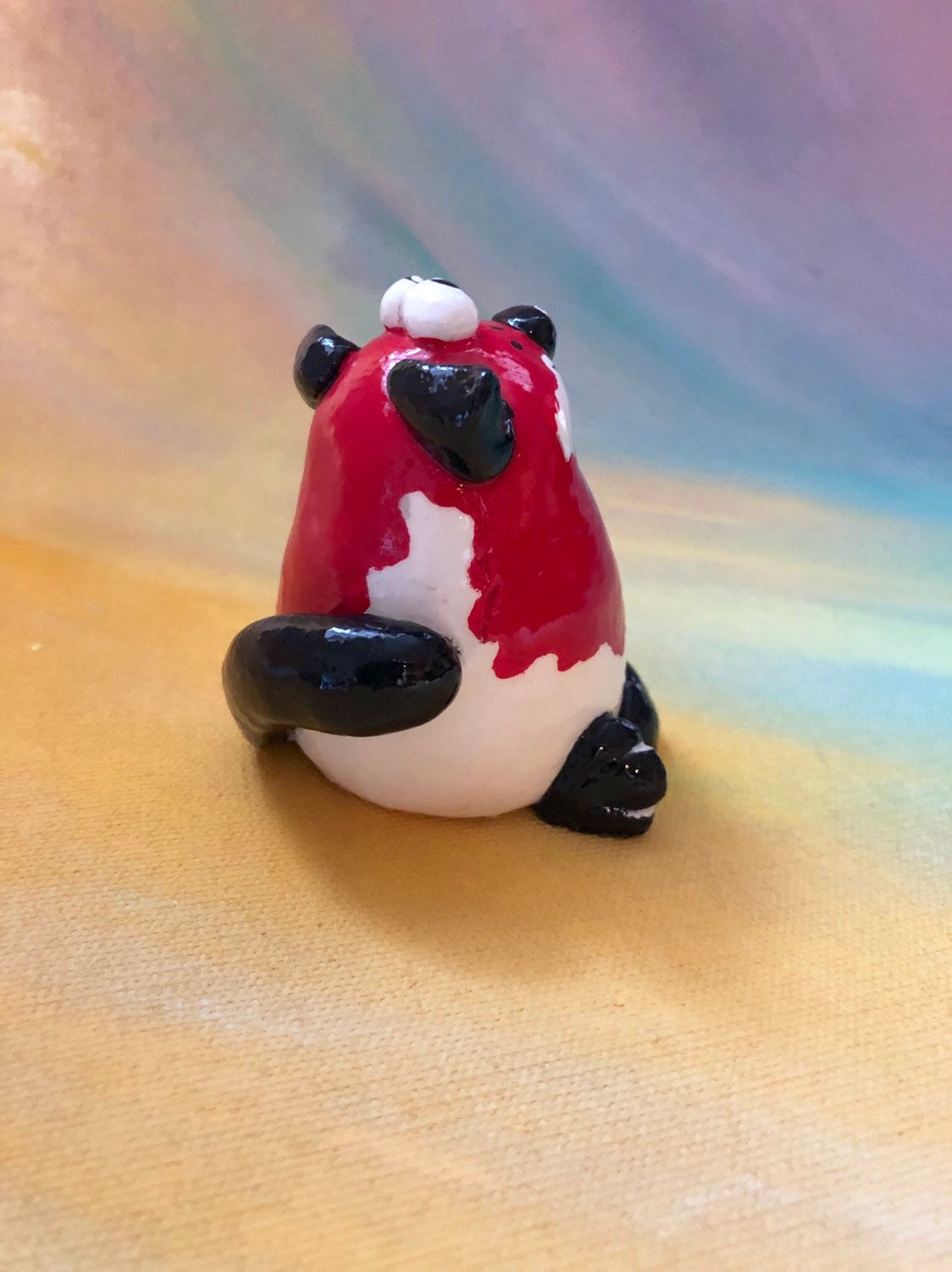 Fox Whimsy Figure, Red Fox Figurine/ Animal Fantasy Sculpture - Etsy