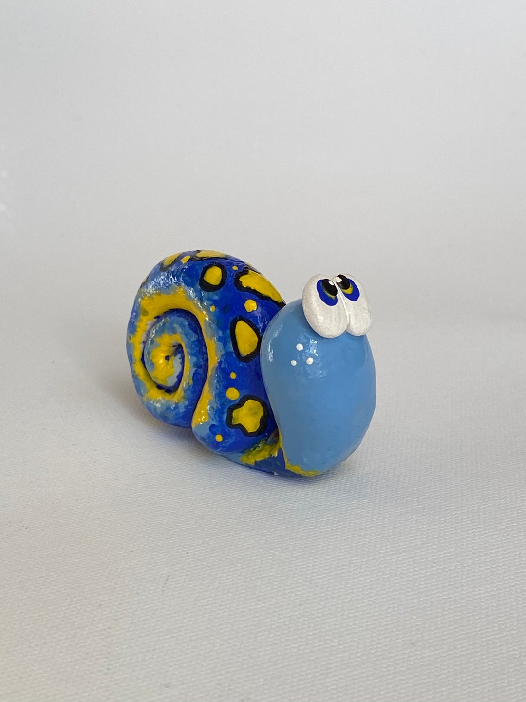 Snail Figurine, Whimsical Shelf Decor, Snail Desk Ornament - Etsy
