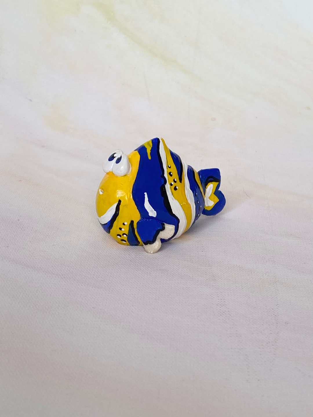 Tropical Fish Figurine, Ocean Fish Sculpture, Beach See Decor - Etsy