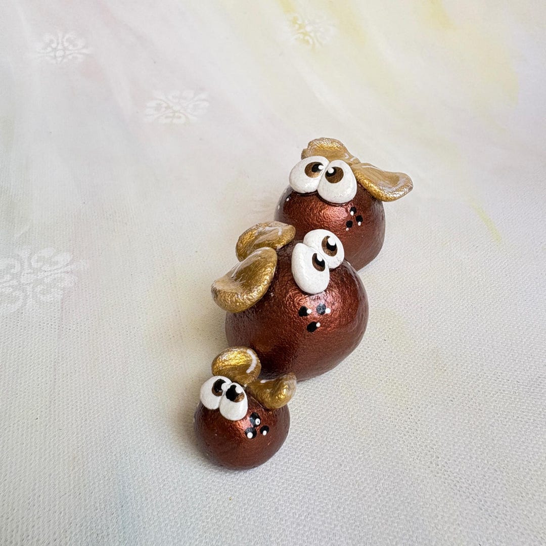 Handmade Bee Figurine Set – Gold Wing Bees, Miniature Collectible Home ...