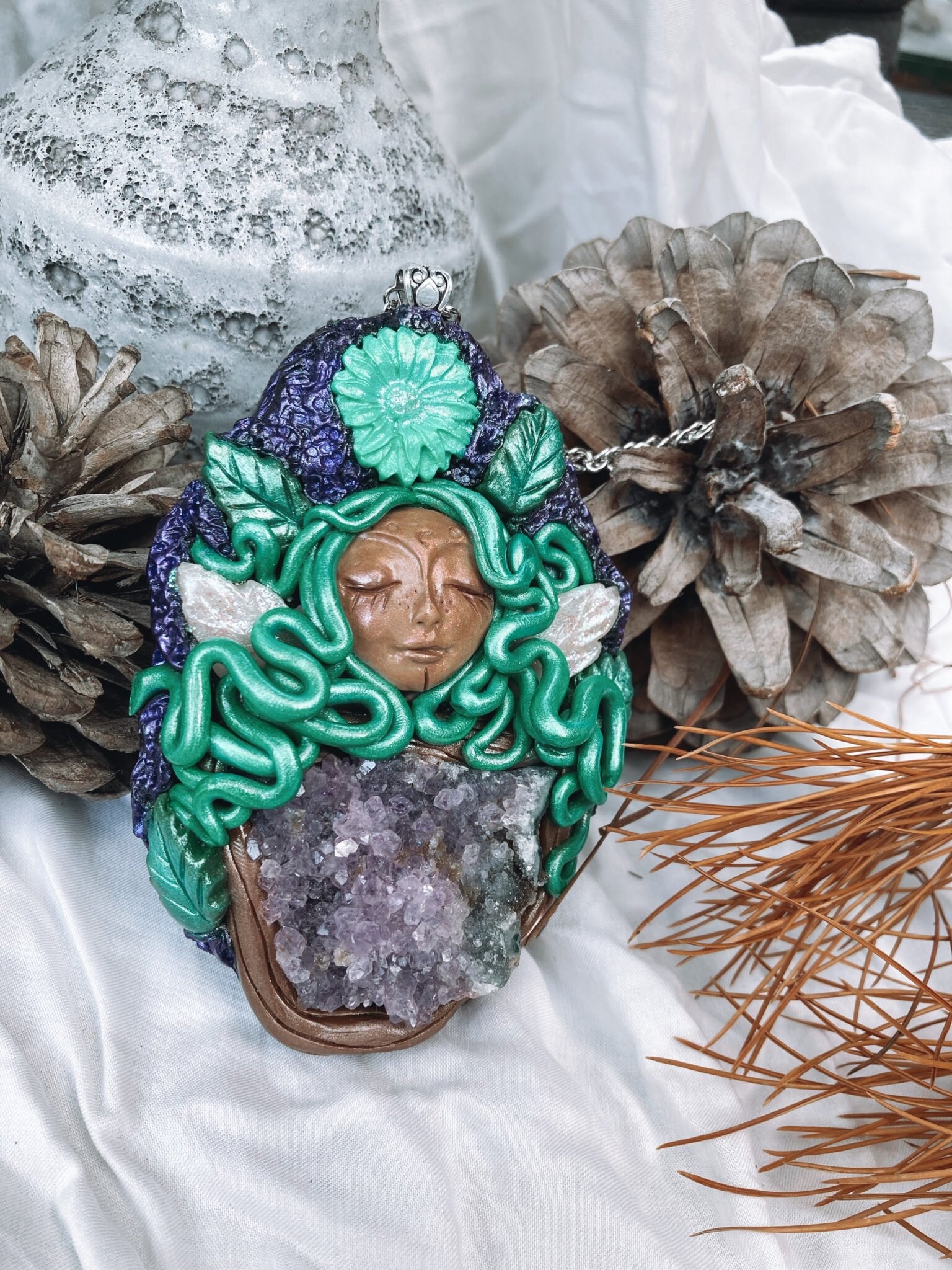 Forest Sprite Clay Goddess - Etsy