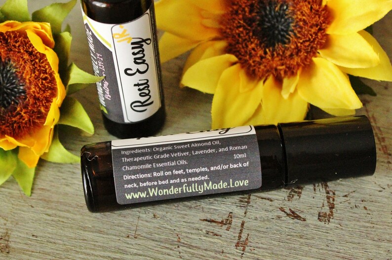 Rest Easy Roller Sleep Roller Insomnia Natural Sleep Aid | Etsy