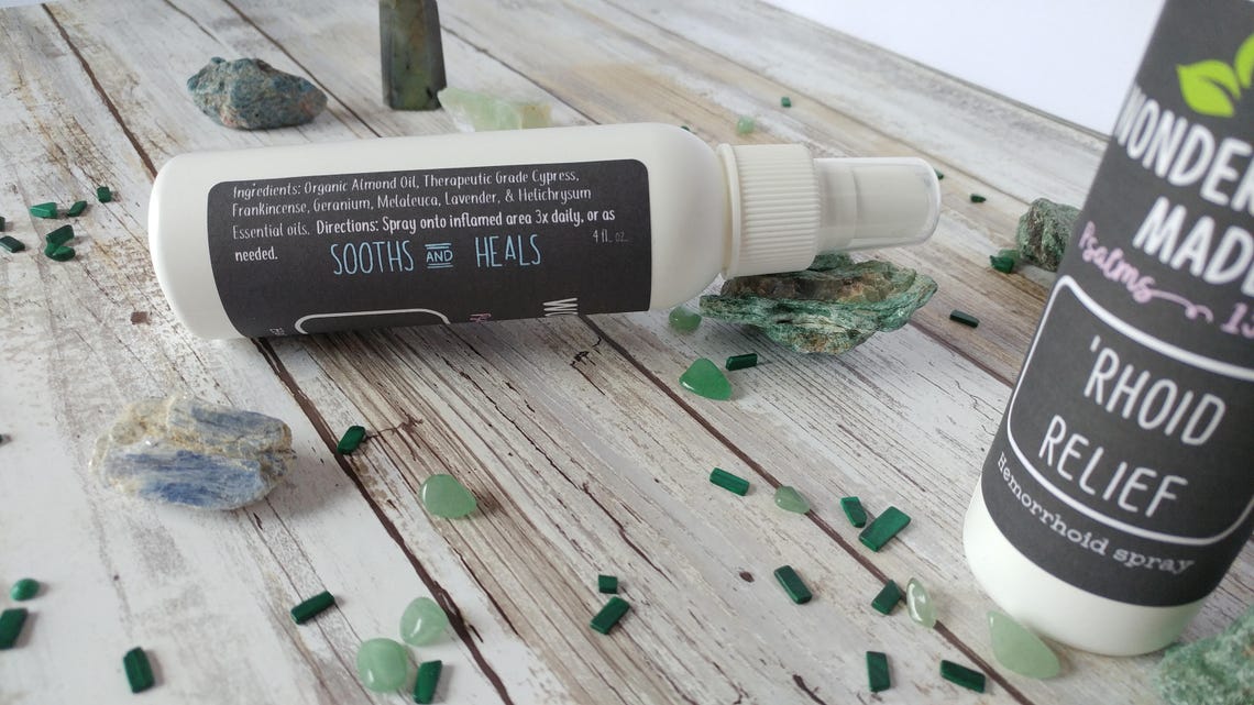 Hemorrhoid Spray / Rhoid Relief / Soothing / Healing / Organic | Etsy