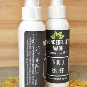 Hemorrhoid Spray / Rhoid Relief / Soothing / Healing / Organic ...