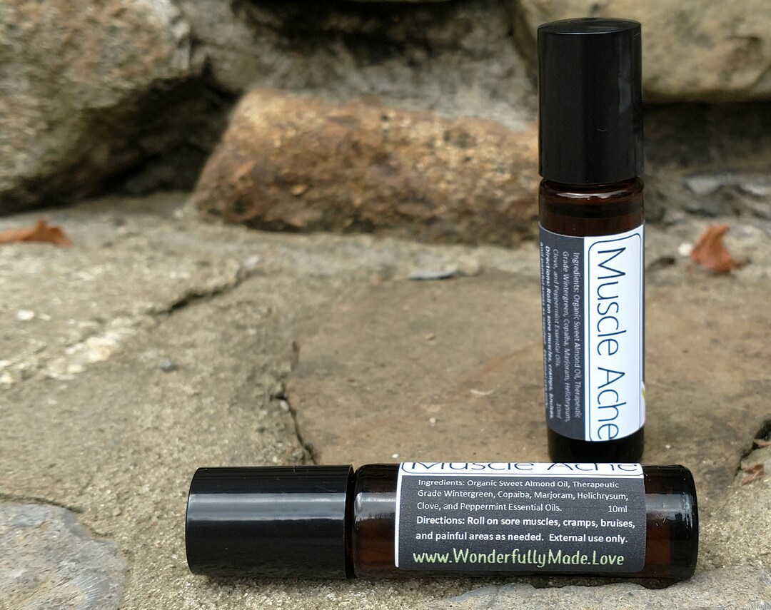 Muscle Ache Roll on | Natural Pain Relief | Essential Oil Muscle ...