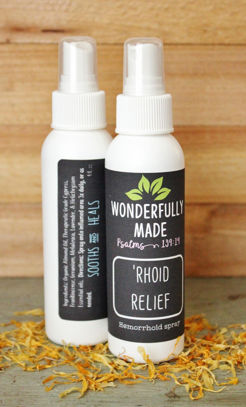 Hemorrhoid Spray / Rhoid Relief / Soothing / Healing / Organic | Etsy